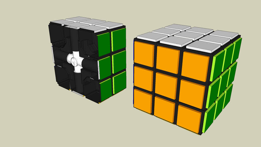 Rubik's Cube Replica | 3D Warehouse