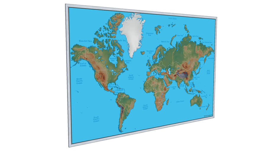 World Wall Map | 3D Warehouse