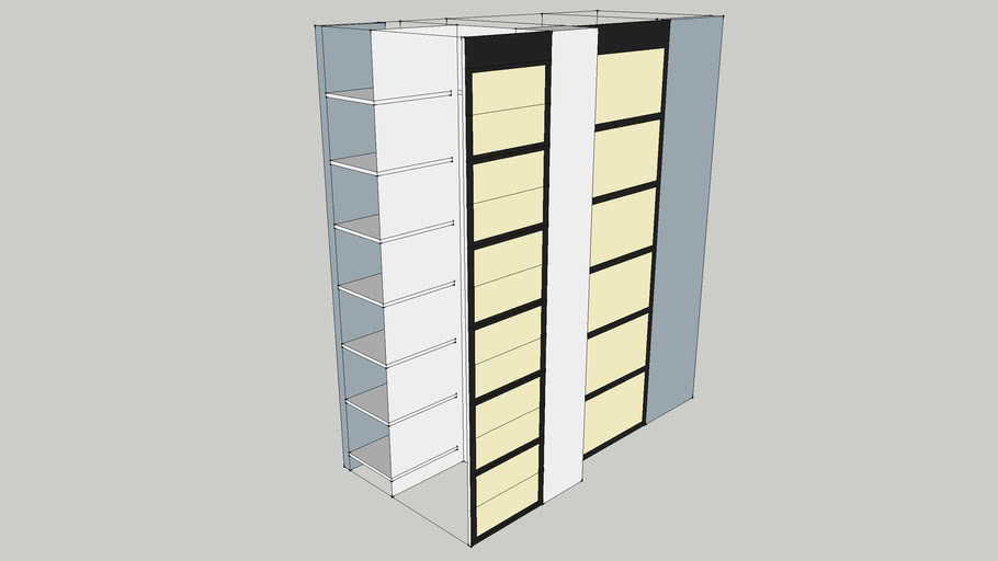 Bedroom wardrobe | 3D Warehouse