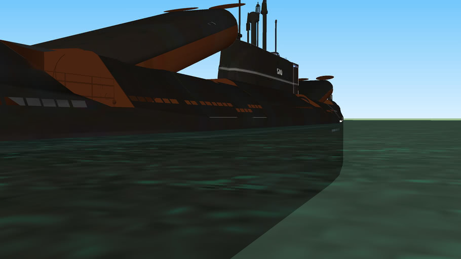 Project 651(NATO: JULIETT) class SSG, battle stations missile. | 3D ...