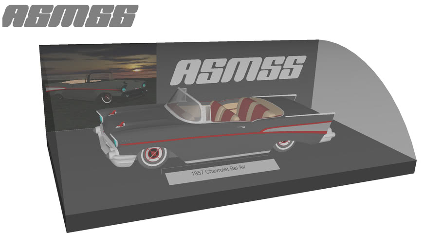 Chevrolet Bel Air Toy Car in Box | 3D Warehouse