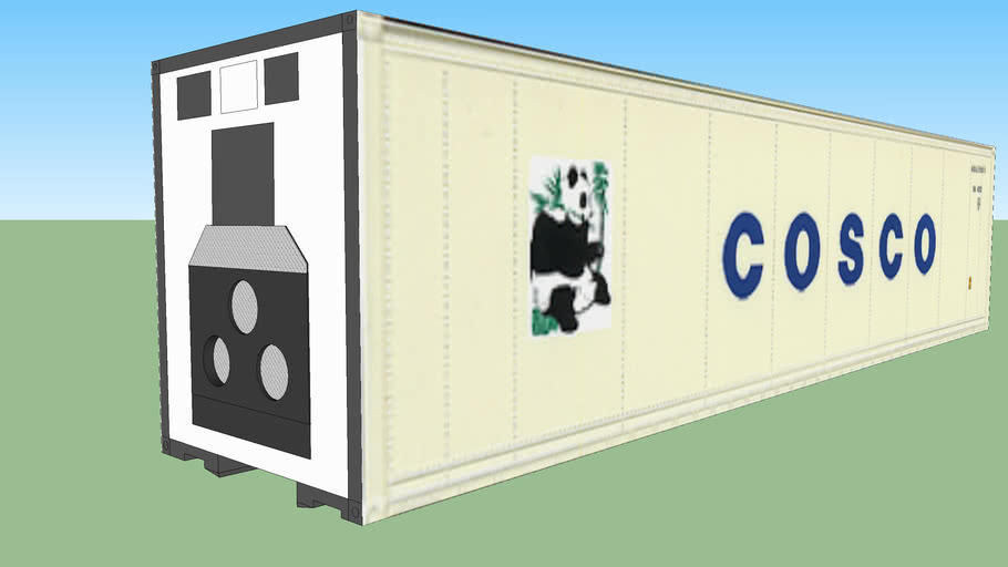 Cosco Reefer Container ''40'' | 3D Warehouse