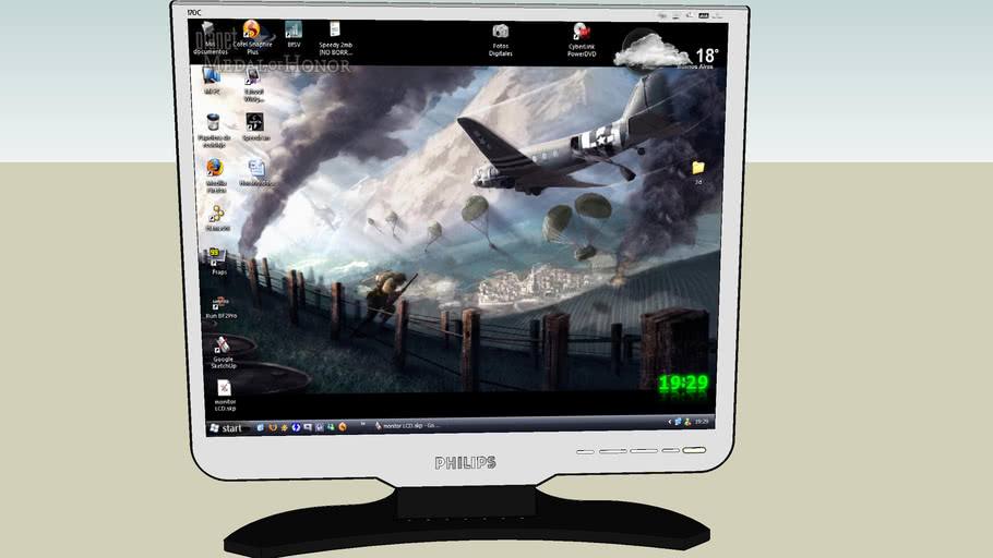 Monitor LCD 170c | 3D Warehouse