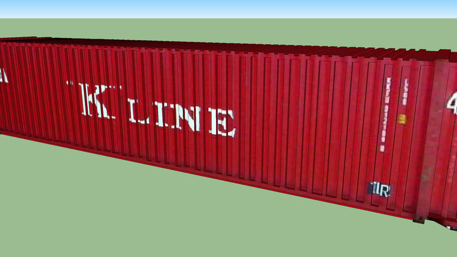 K-Line Container 45' | 3D Warehouse