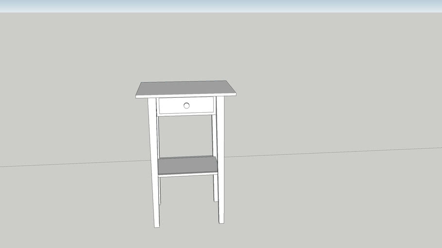 bed side table | 3D Warehouse