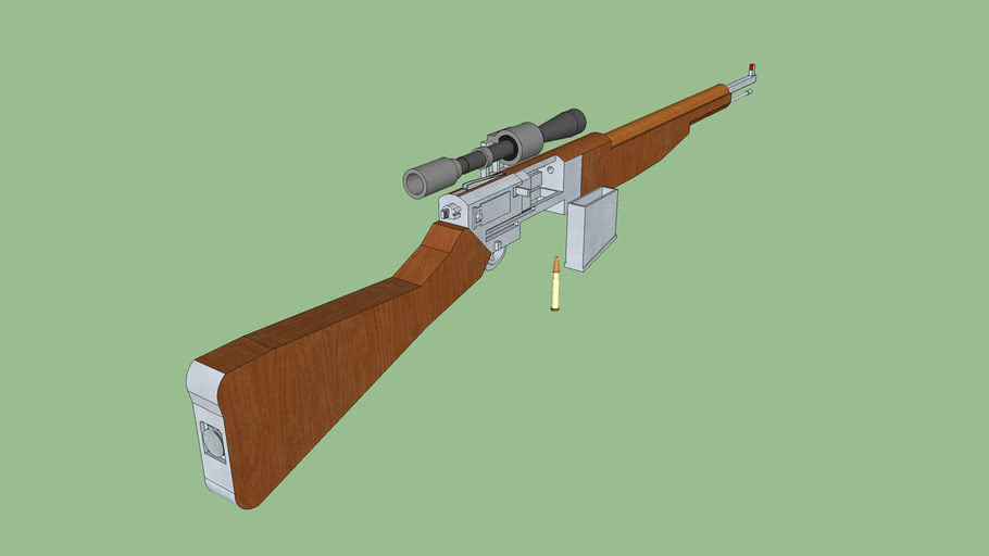 type 20 semi auto sniper rifle | 3D Warehouse