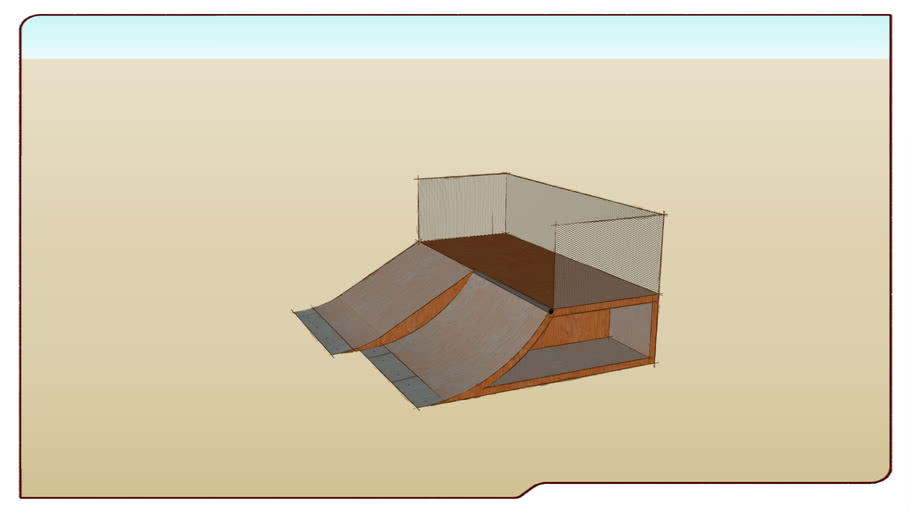 skate ramp(quarter pipe,kicker) | 3D Warehouse
