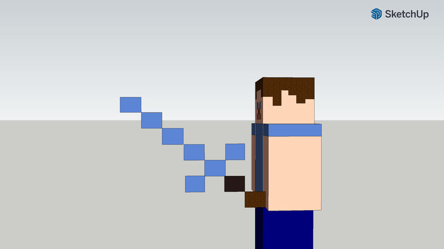 Steve Minecraft Body StepITT | 3D Warehouse