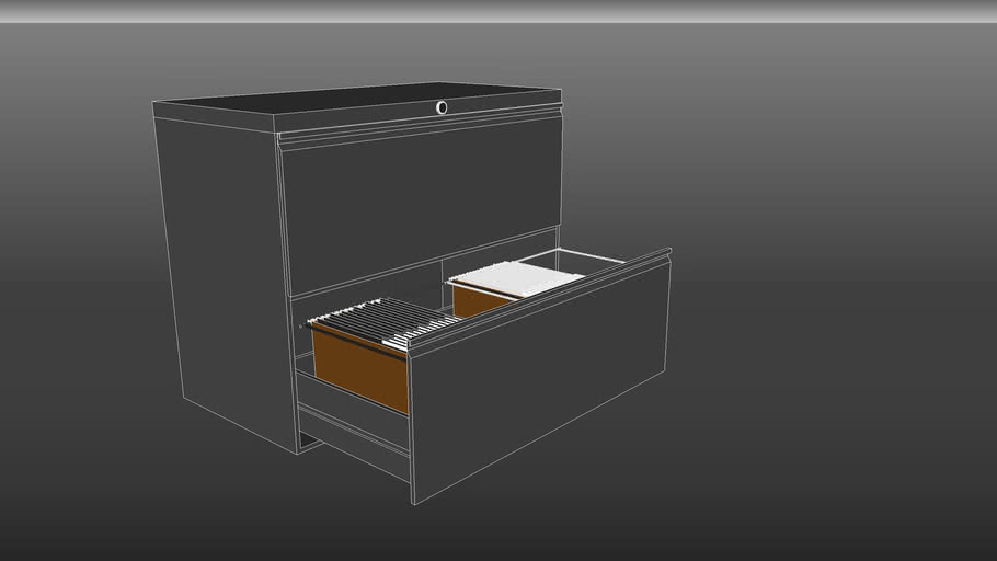 Archivador Dos Gavetas 3d Warehouse