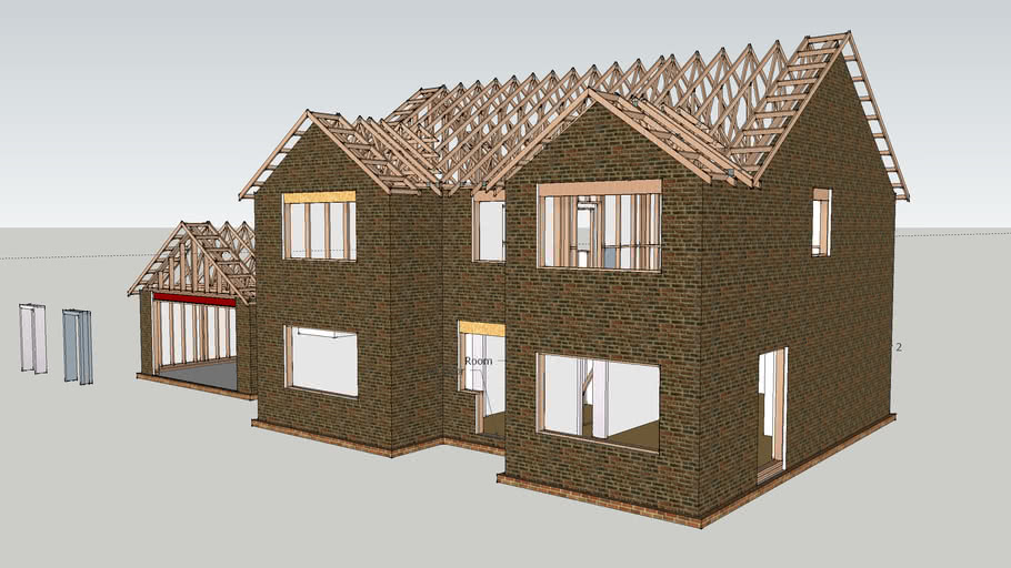 House Frame (With Walls) | 3D Warehouse