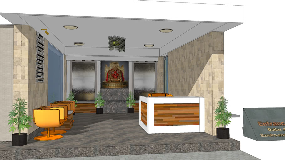 APARTMENT ENTRANCE LOBBY | 3D Warehouse