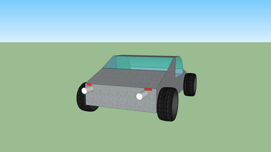 My First Sketchup Model-A Car | 3D Warehouse