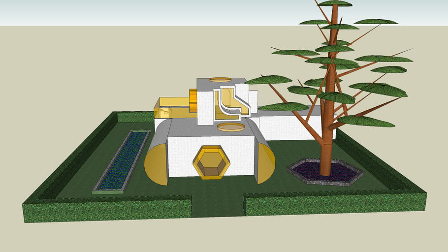 Futuristic house | 3D Warehouse