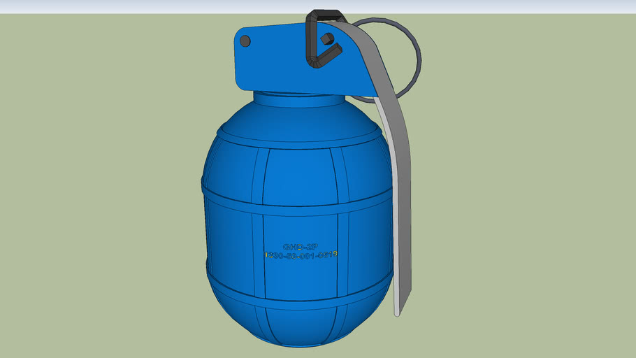 Hand Grenade Defensive Practice GHD-2P | 3D Warehouse