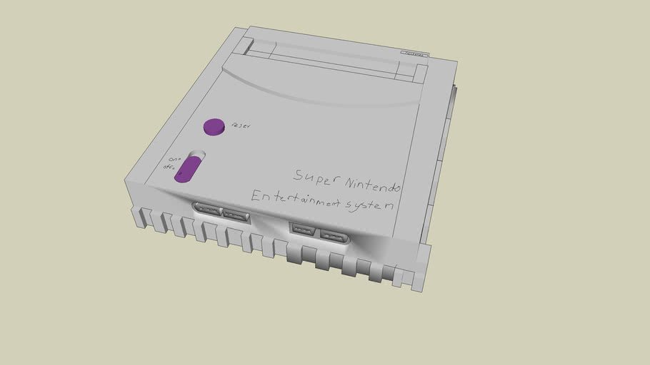 snes(super nintendo) | 3D Warehouse