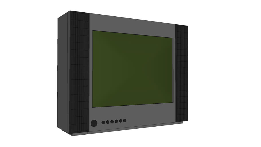 Very Simple CRT Tv | 3D Warehouse