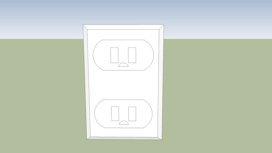 Wall Plug Outlet | 3D Warehouse