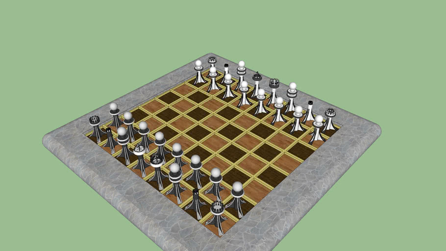 Chess Table | 3D Warehouse