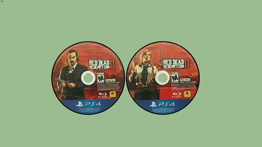 Red Dead Redemption 2 PS4 Discs | 3D Warehouse