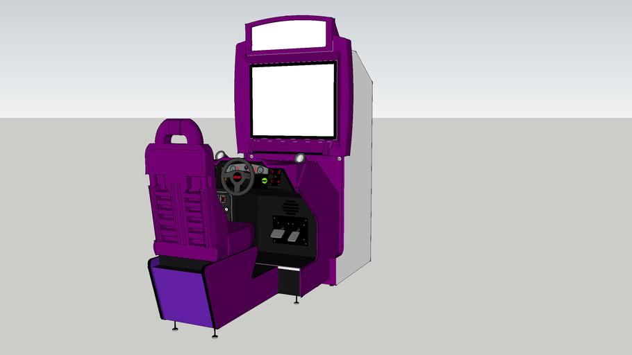 Generic arcade cabinet- Atari/Midway Driver Showcase | 3D Warehouse