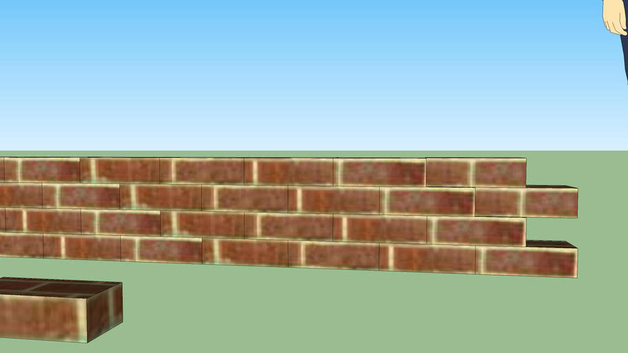 Stretcher Brick Bond | 3D Warehouse