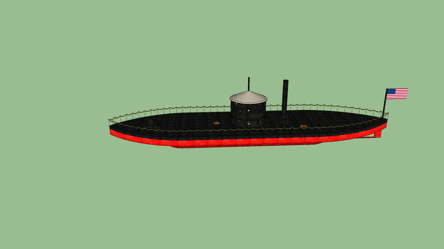 USS Monitor | 3D Warehouse