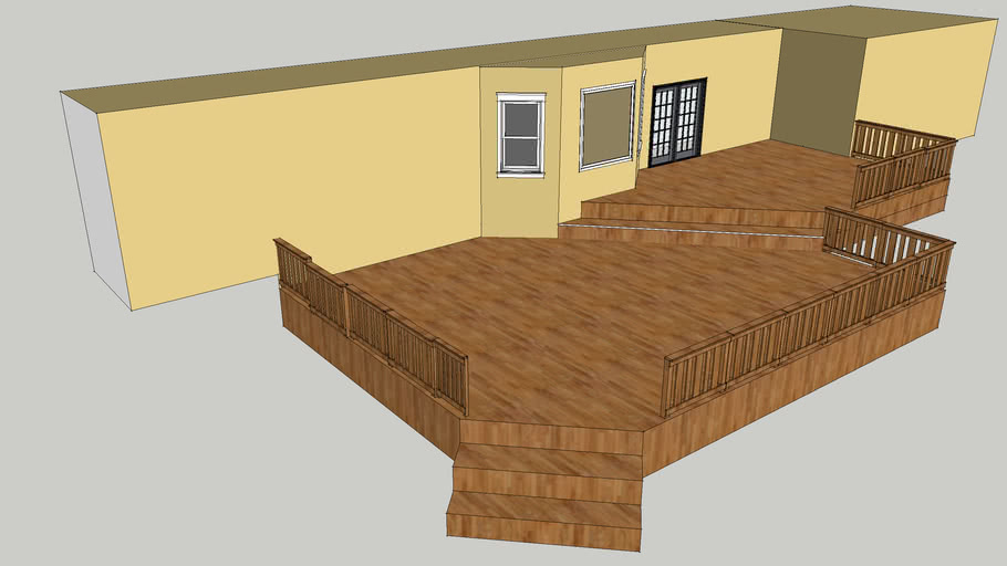 Wood deck | 3D Warehouse