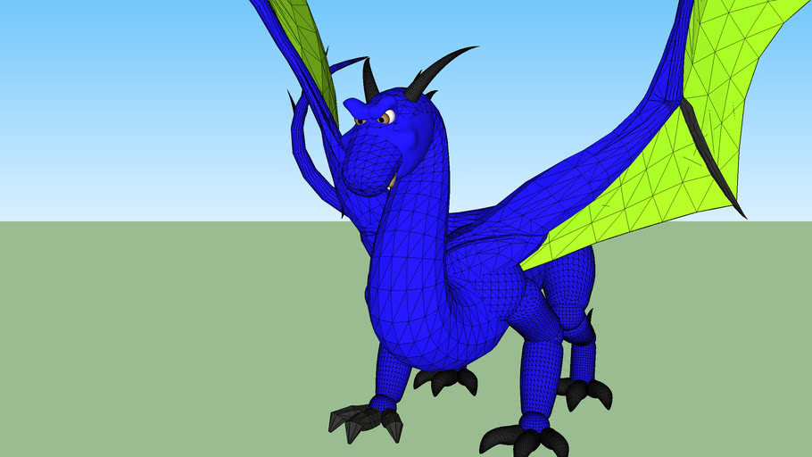 blue dragon | 3D Warehouse