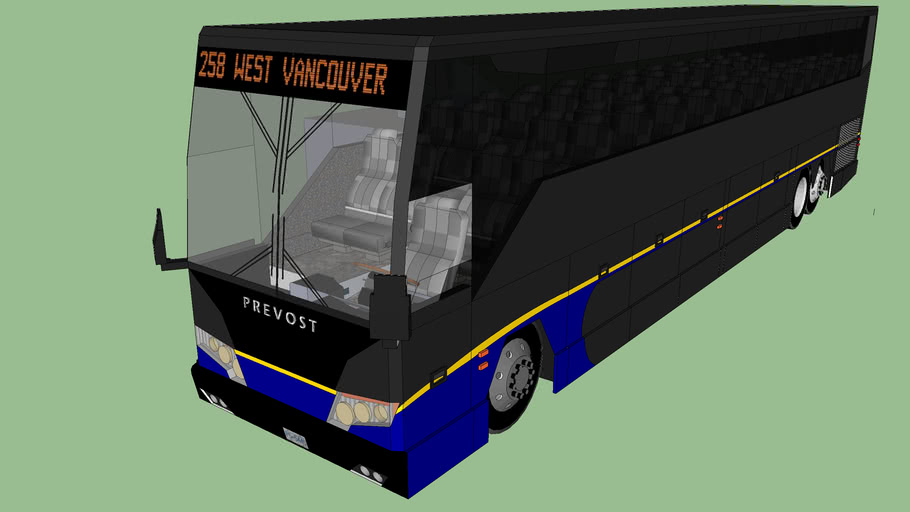 2009 Prevost H3-45 (TransLink Concept) | 3D Warehouse