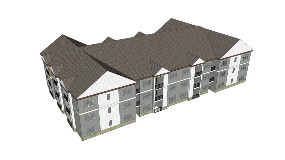 30 Unit 3 Story Apartment BE | 3D Warehouse