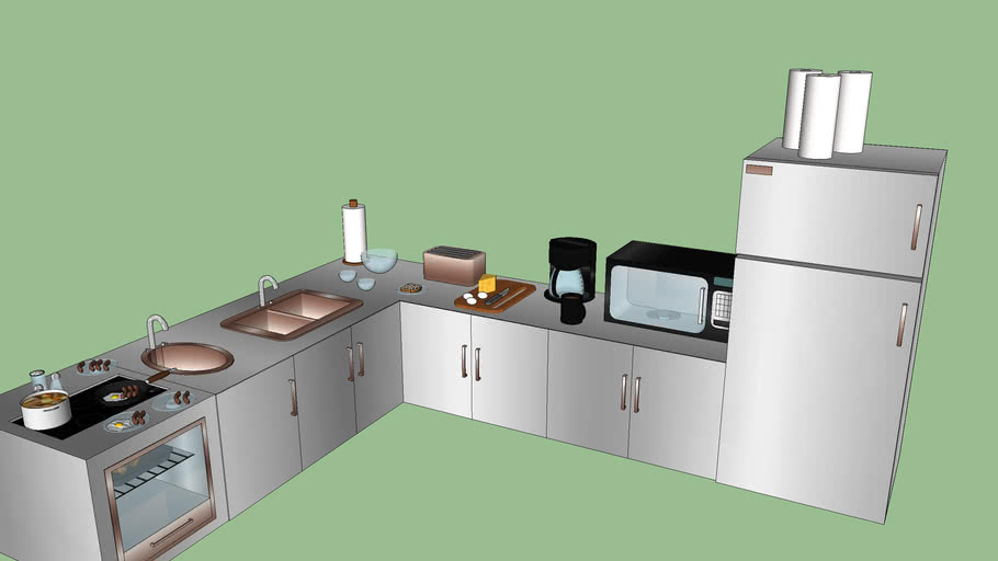 Basic Kitchen set | 3D Warehouse