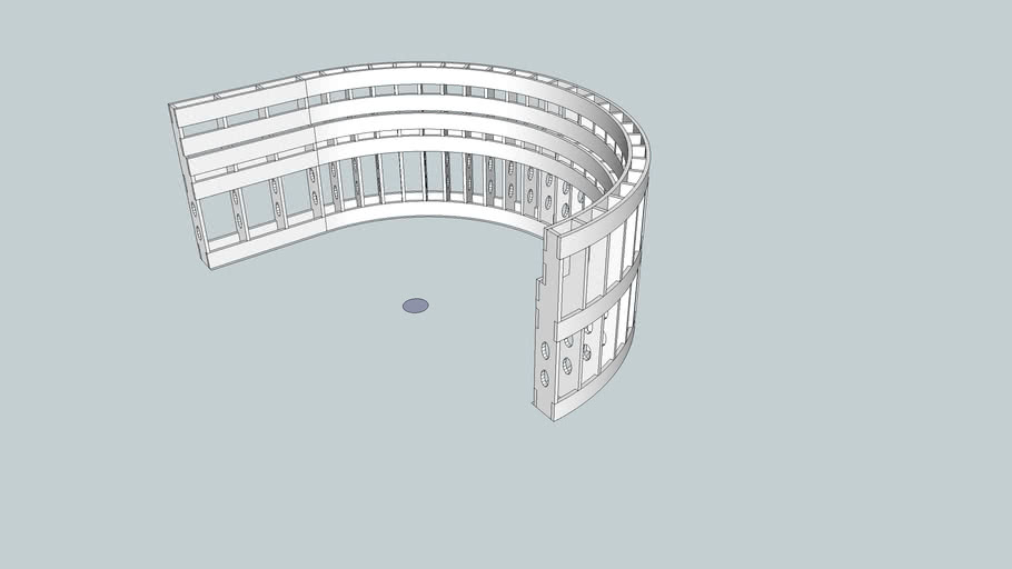 curved diewall | 3D Warehouse