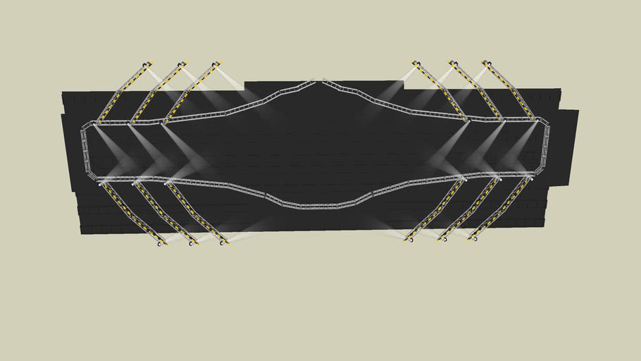 wwe belt truss | 3D Warehouse