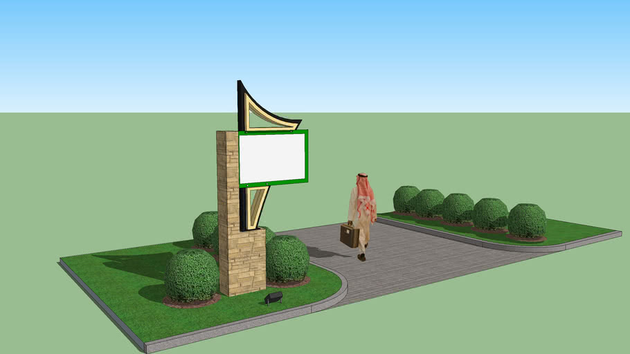 Signage Design Outdoor 3 | 3D Warehouse
