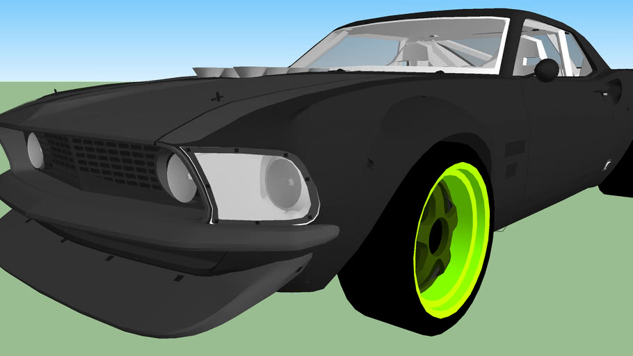 RTR Drift 69 Mustang | 3D Warehouse