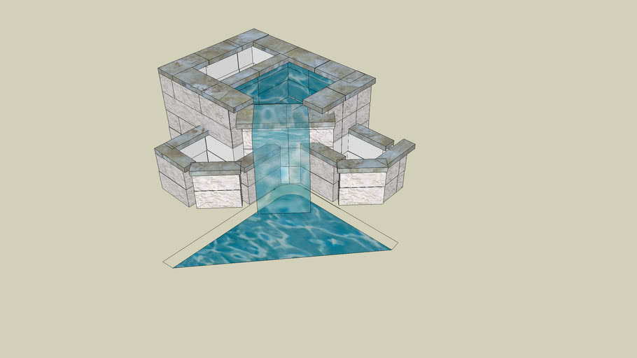 Waterfall for pool | 3D Warehouse
