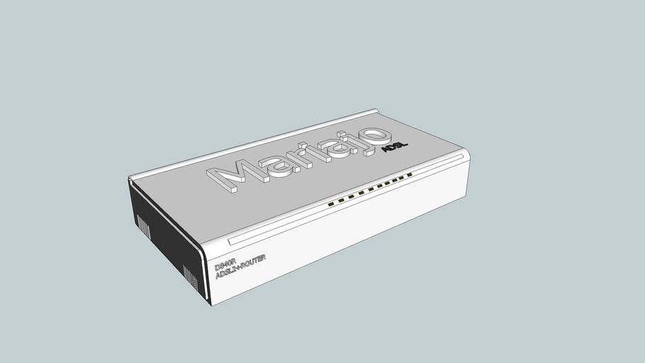 ADSL+Router D840R | 3D Warehouse