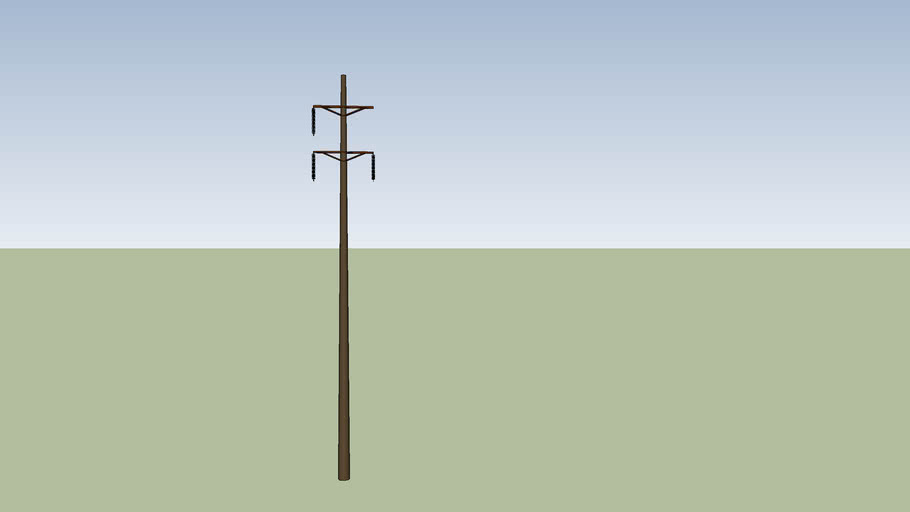 Utility Power Pole | 3D Warehouse