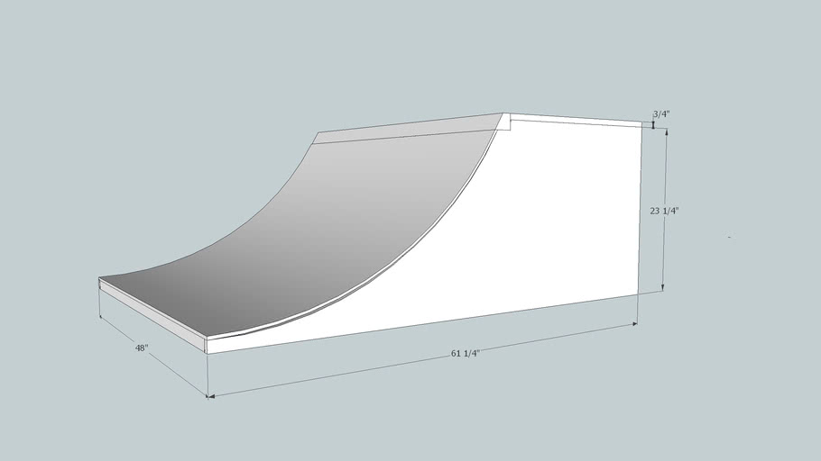 Skateboard Ramp | 3D Warehouse