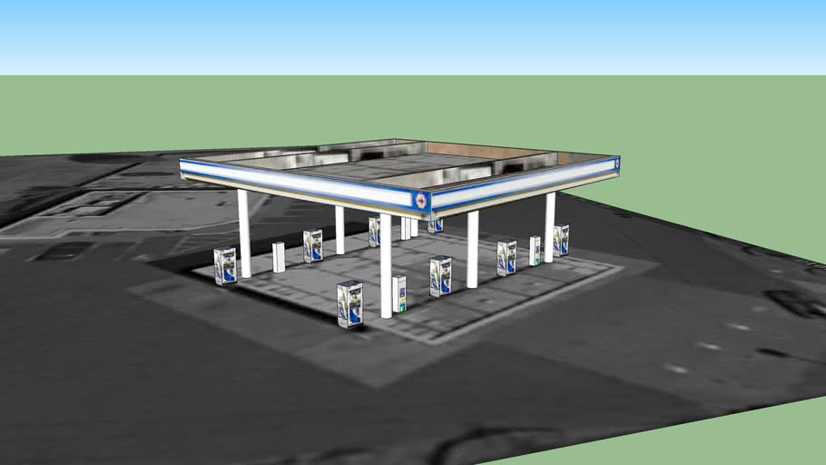 gas pumps | 3D Warehouse