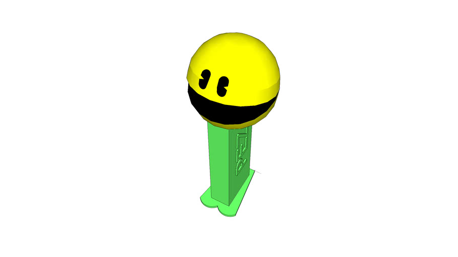 Pac-Man PEZ Dispenser | 3D Warehouse