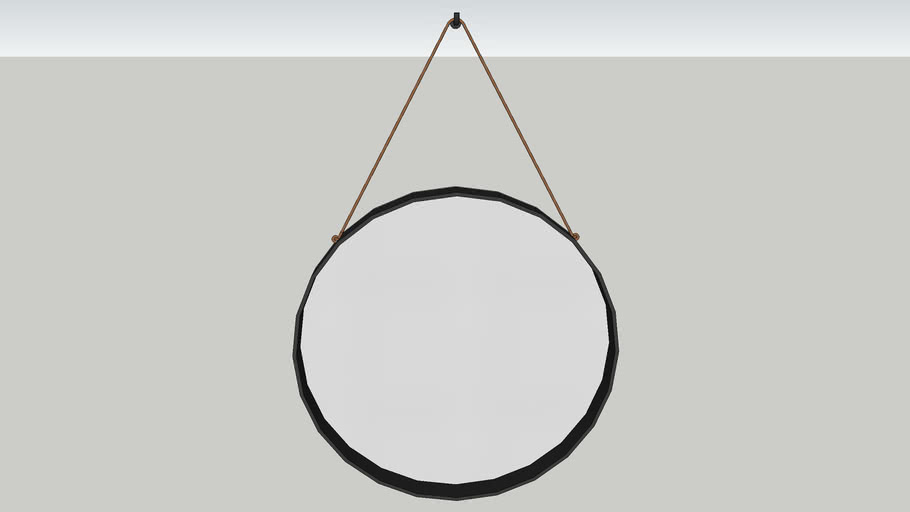 round mirror | 3D Warehouse