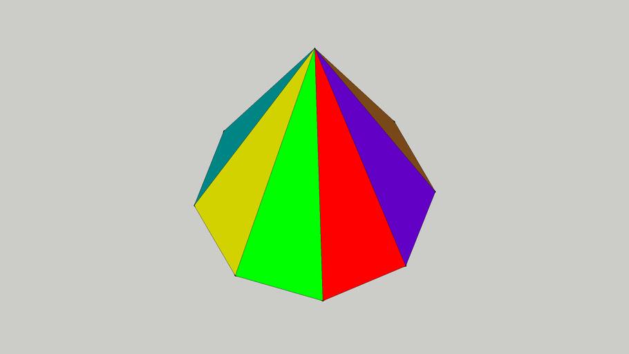 Solid octagonal pyramid | 3D Warehouse