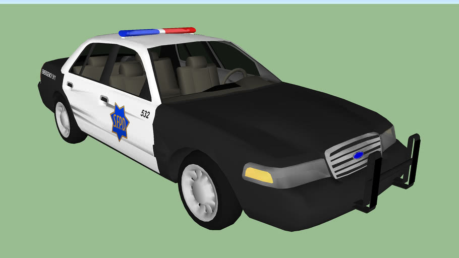 SFPD-SAN FRANCISCO POLICE DEPT. FORD CROWN VIC | 3D Warehouse