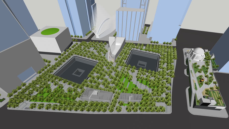 9/11 Memorial Park and Museum - 2021 Update | 3D Warehouse