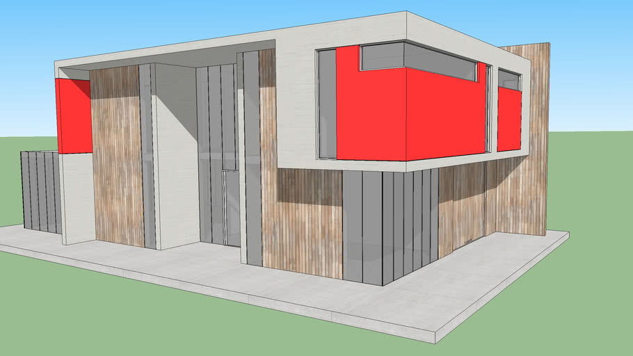 modern house design | 3D Warehouse