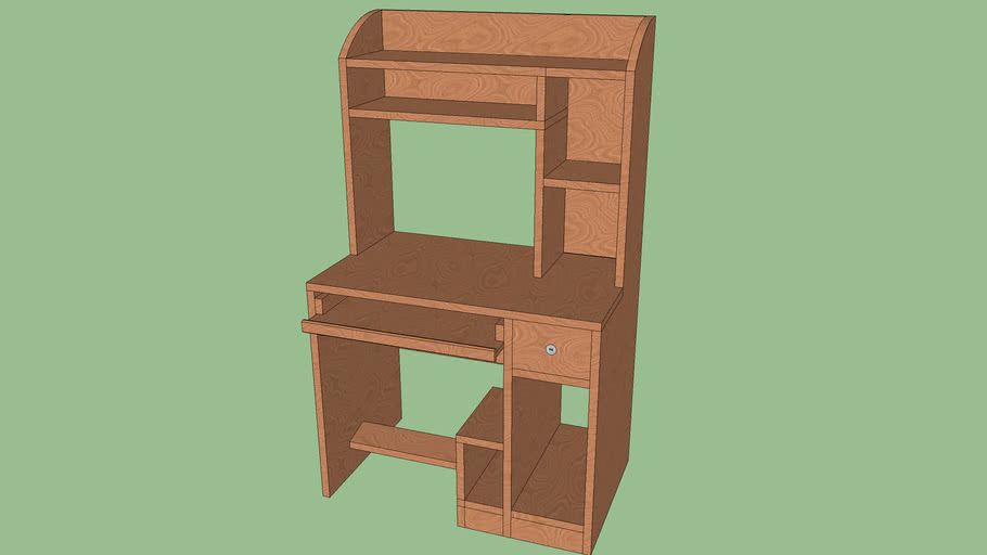 Workable Computer Table | 3D Warehouse