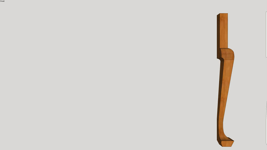 Cabriole Leg - Step process Design | 3D Warehouse