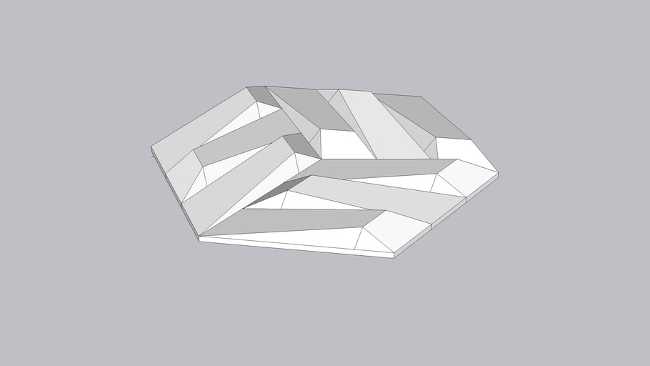 panel 3d en rombo | 3D Warehouse