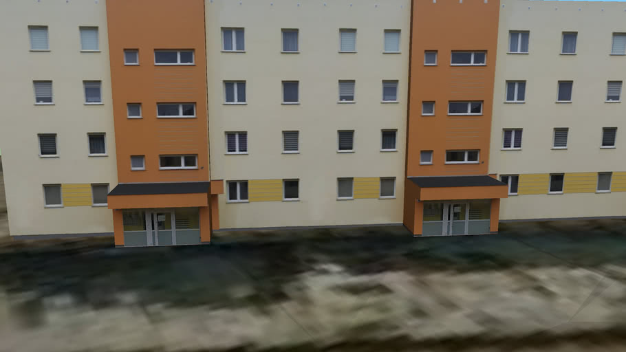 Four-storey apartment building | 3D Warehouse